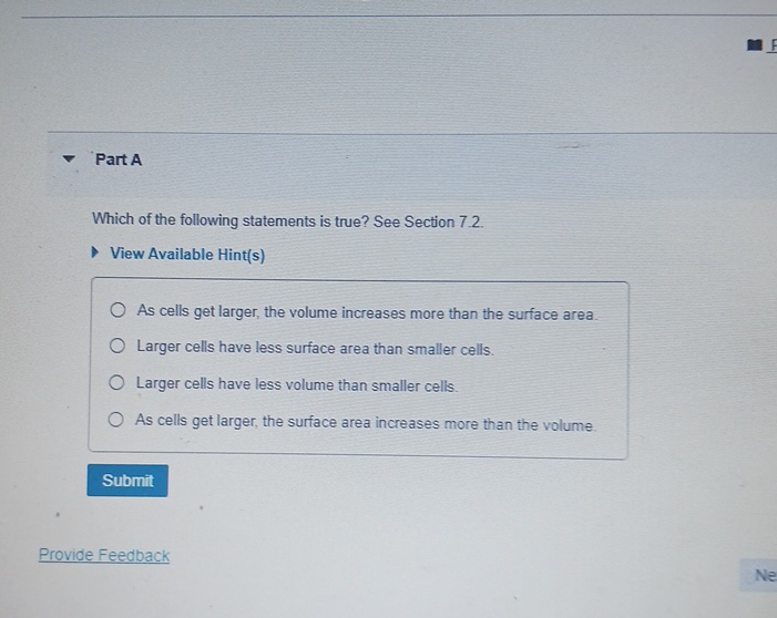 Solved Part AWhich of the following statements is true? See | Chegg.com