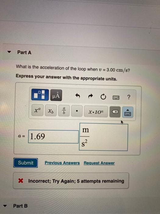 Solved A very long, rectangular loop of wire can slide | Chegg.com