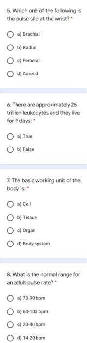 Solved 1. Which of the following contains deoxygenated | Chegg.com