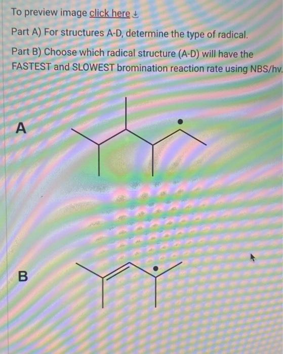 Solved To preview image click here ↓ Part A) For structures | Chegg.com