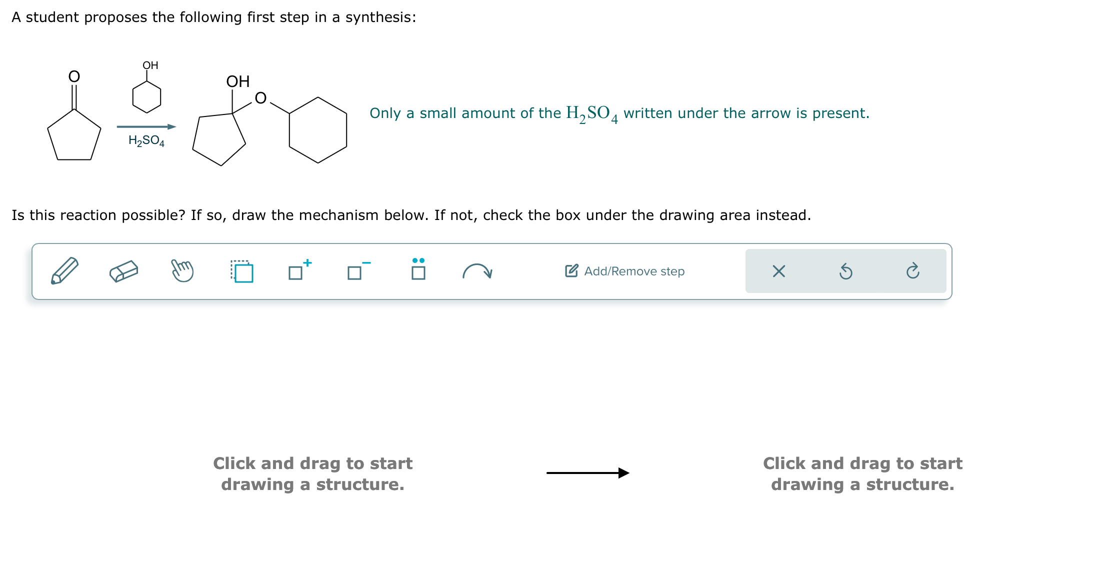 Solved A student proposes the following first step in a | Chegg.com