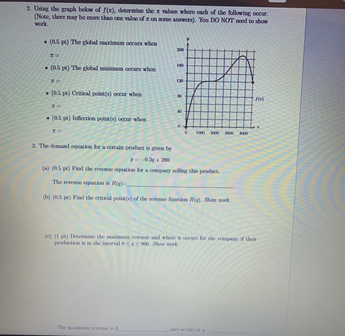 Solved 2. Using the graph below of S(1), determine the I | Chegg.com