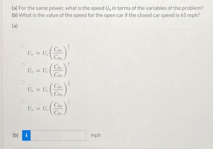 Solved The aerodynamic drag on a car depends on the "shape" | Chegg.com