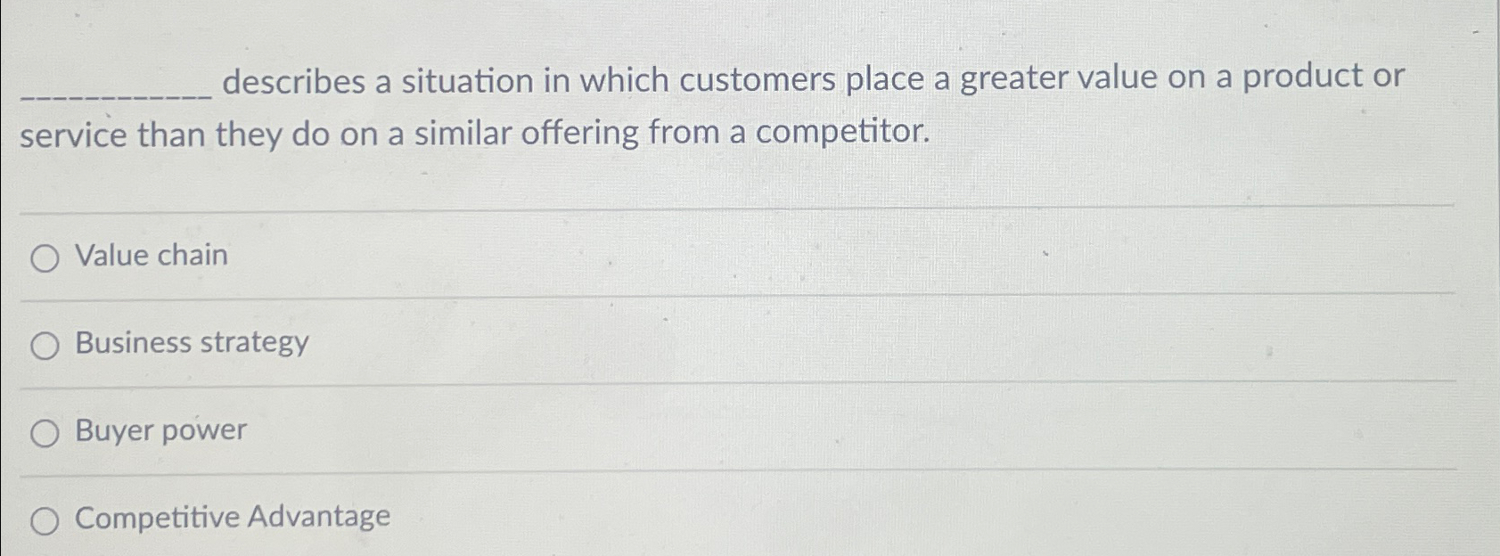 Solved describes a situation in which customers place a | Chegg.com
