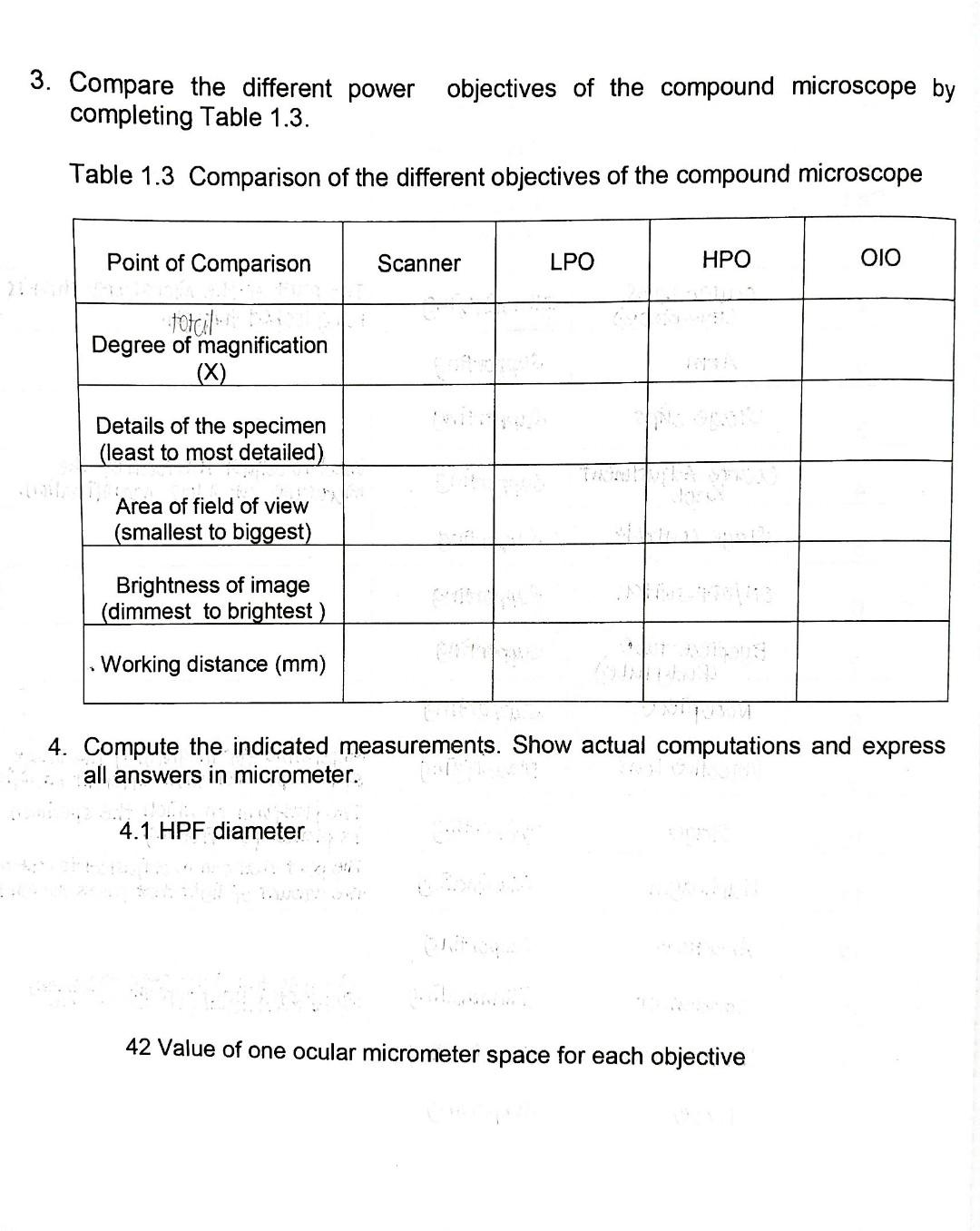 Solved 3. Compare the different power objectives of the | Chegg.com