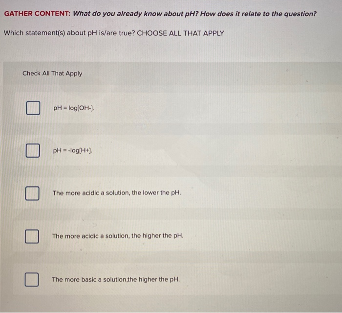 Solved The pH for several solutions is given below. After | Chegg.com