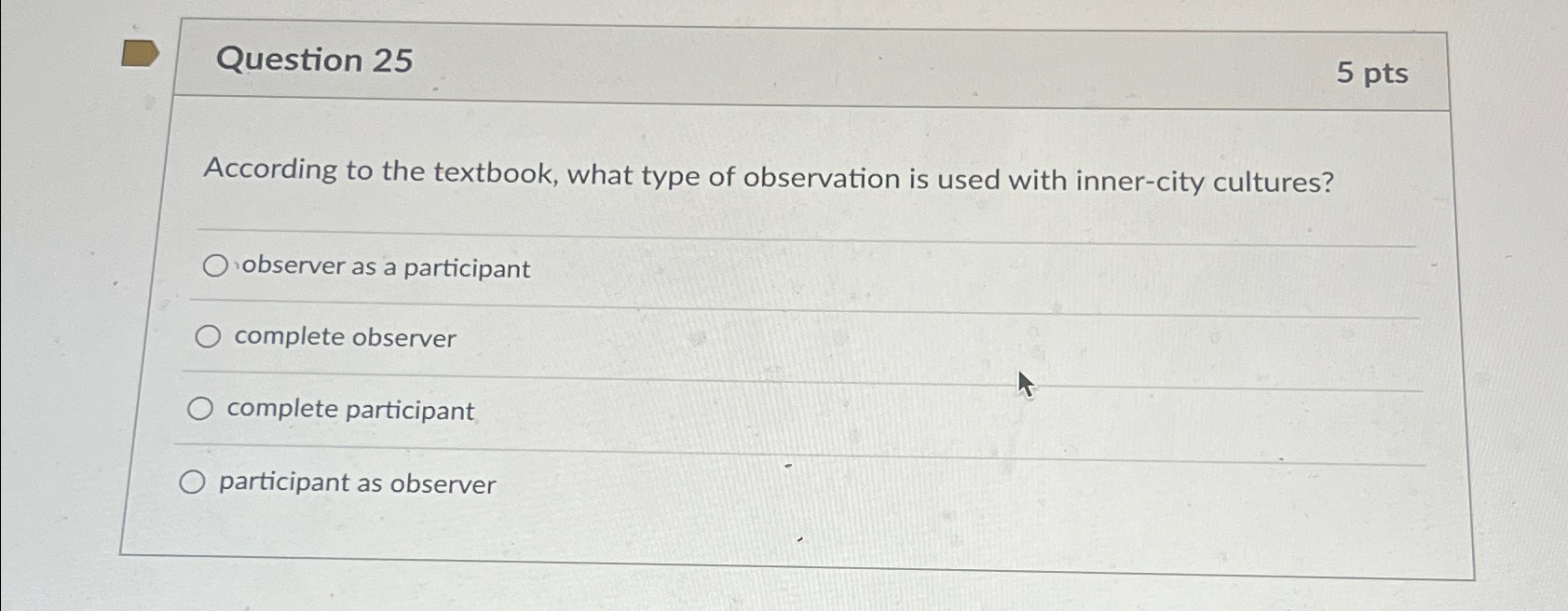 Solved Question 255 ﻿ptsAccording to the textbook, what type | Chegg.com