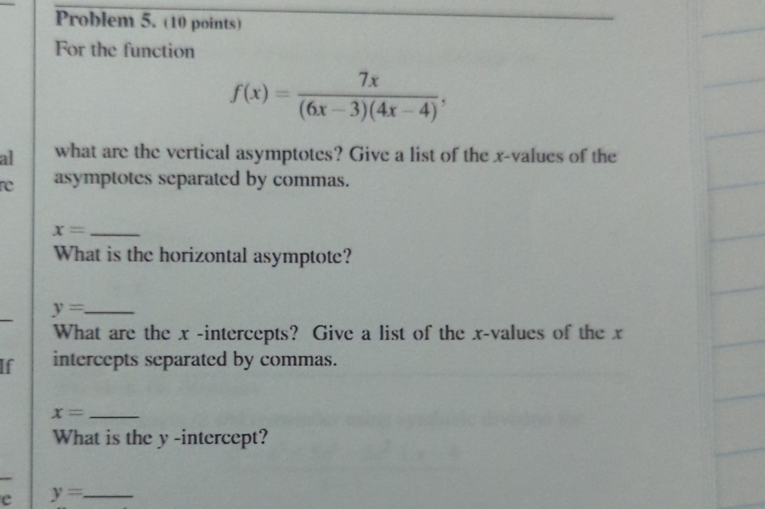 Solved Problem 5. (10 points)For the | Chegg.com Solved Problem 5. (10 points)For the | Chegg.com