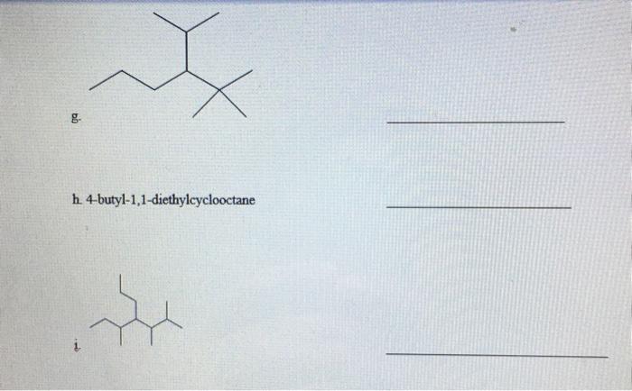 Solved 1.Write the IUPAC name or draw the structure for the | Chegg.com