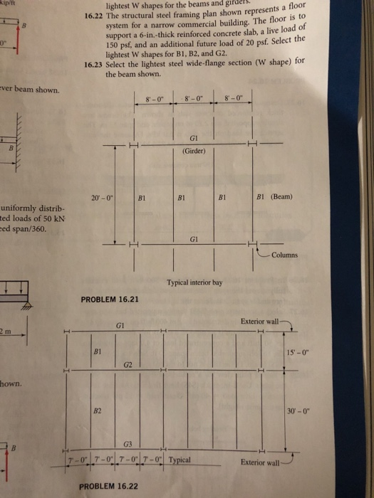 for 16-22 sumbit your design(lightest w shape) for | Chegg.com