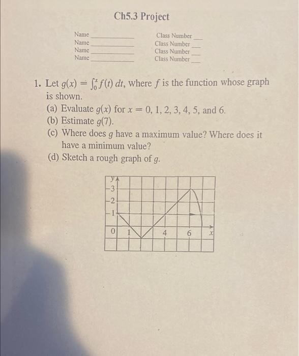 Solved Ch5.3 Project Name Class Number Name Class Number | Chegg.com