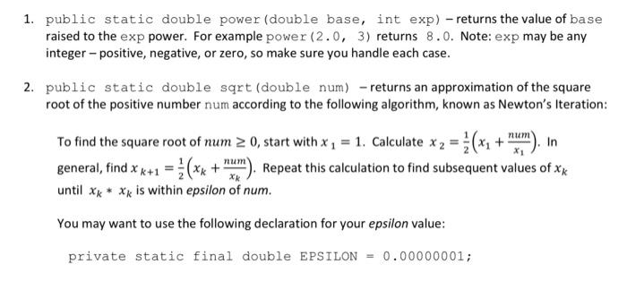 Solved Using Java, write a simple, concise program:Create a | Chegg.com