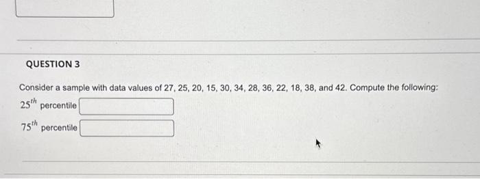 Solved Consider a sample with data values of | Chegg.com