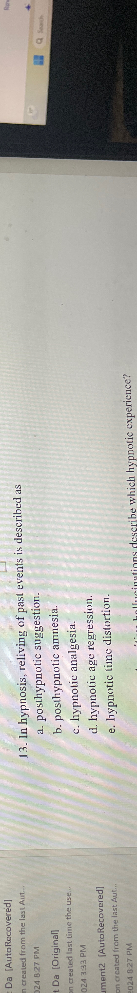 Solved Da [AutoRecovered]n created from the last | Chegg.com