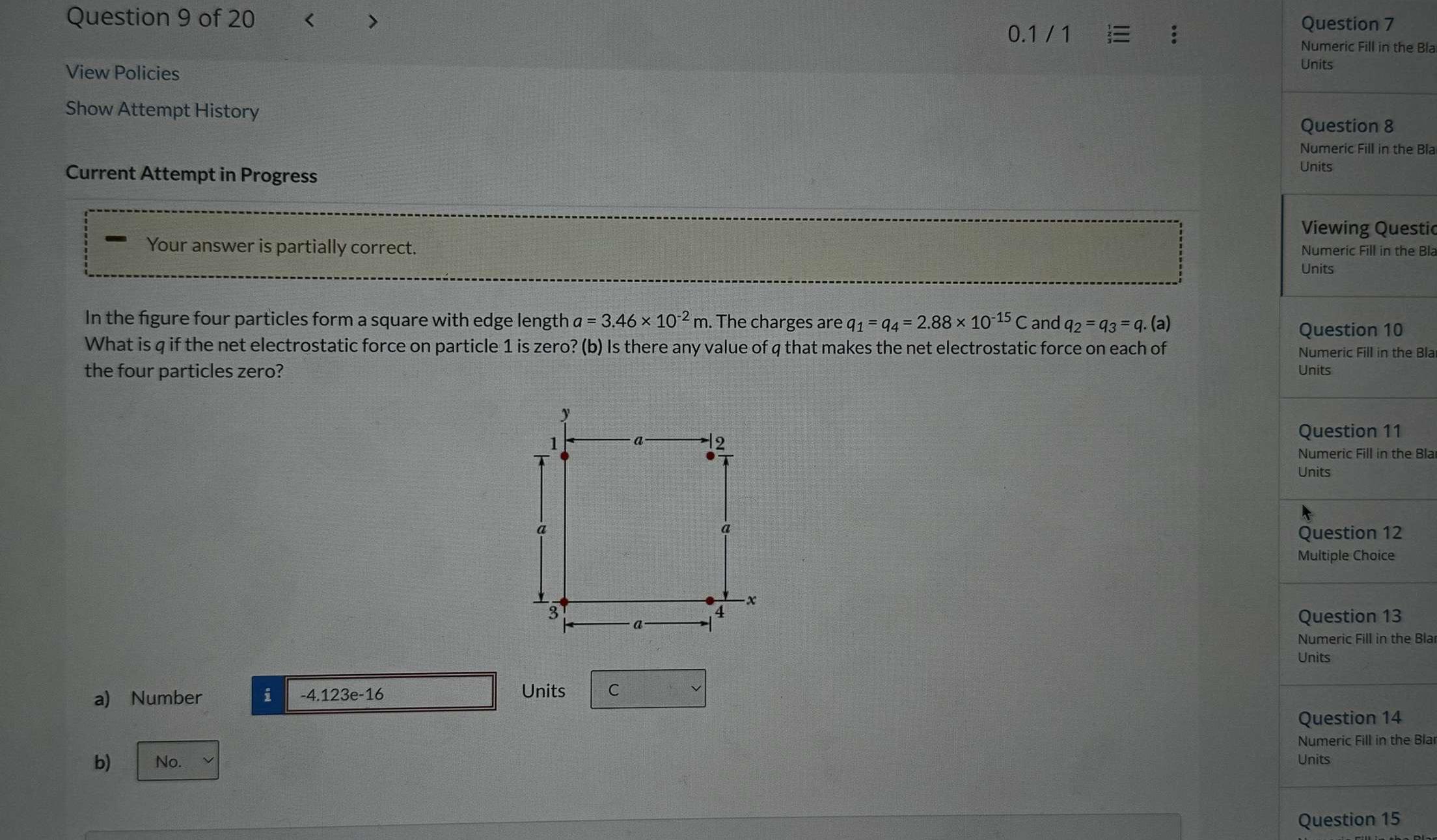 Solved Question 9 ﻿of 20View PoliciesShow Attempt | Chegg.com
