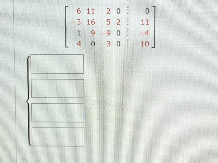 Solved Write a system of linear equations represented by the | Chegg.com