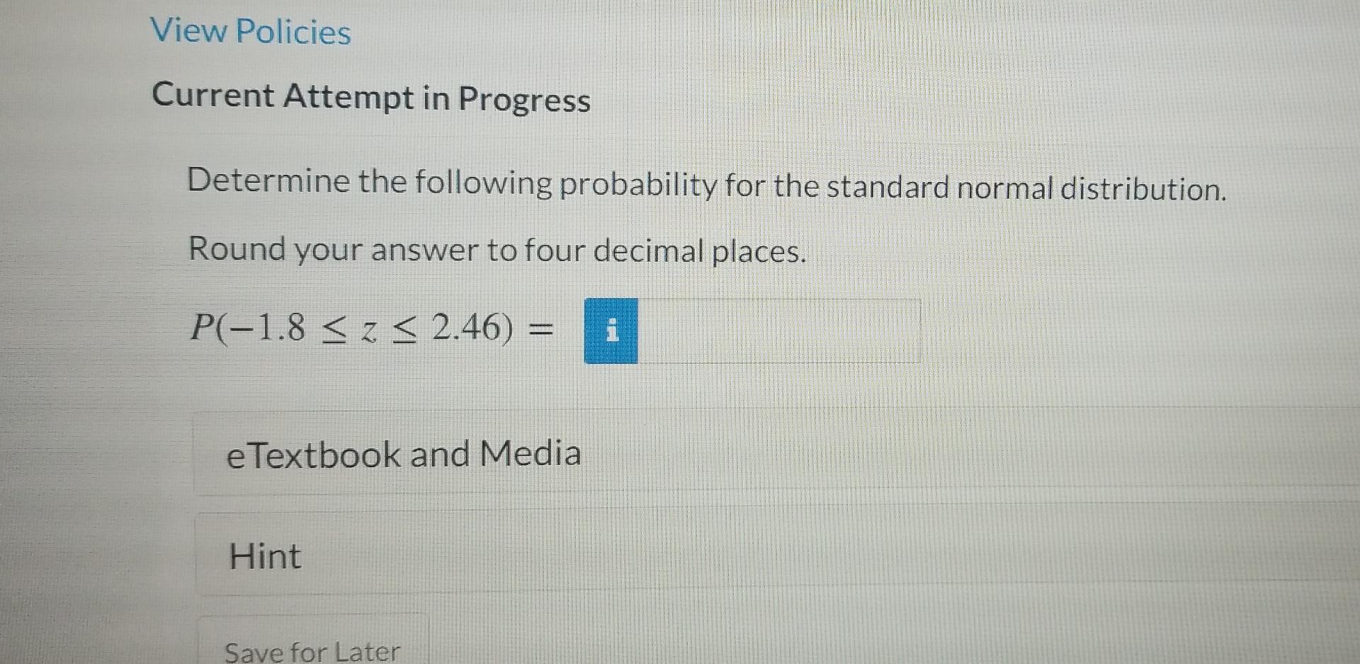 Solved View Policies Current Attempt in Progress Find the | Chegg.com