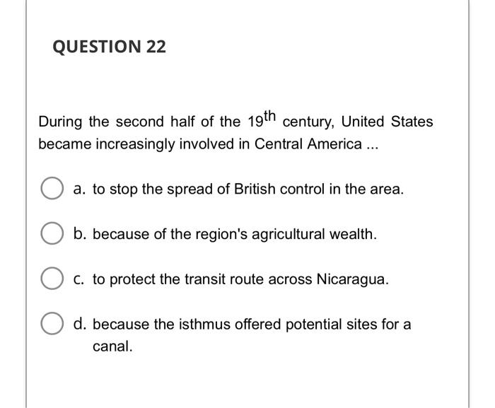 What is the significance of the Platt Amendment? a. | Chegg.com