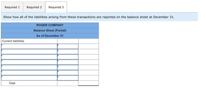 Solved Roger Company completed the following transactions | Chegg.com Solved Roger Company completed the following transactions | Chegg.com