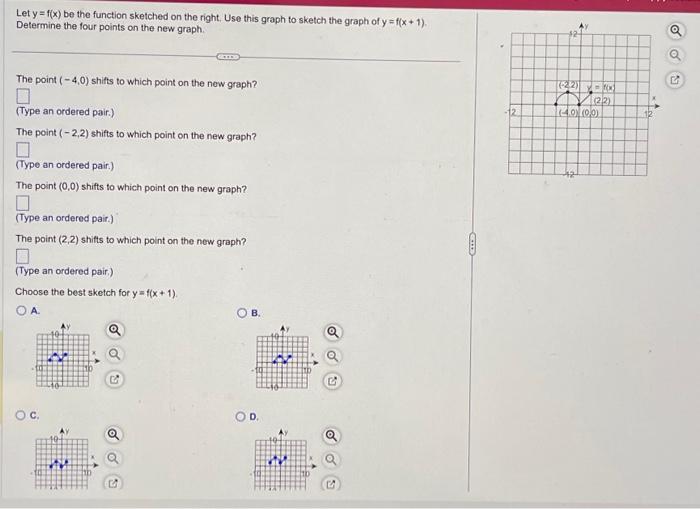 Solved Let y=f(x) be the function sketched on the right. Use | Chegg.com