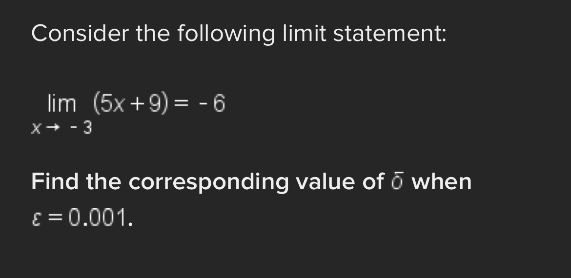 Solved Consider the following limit | Chegg.com
