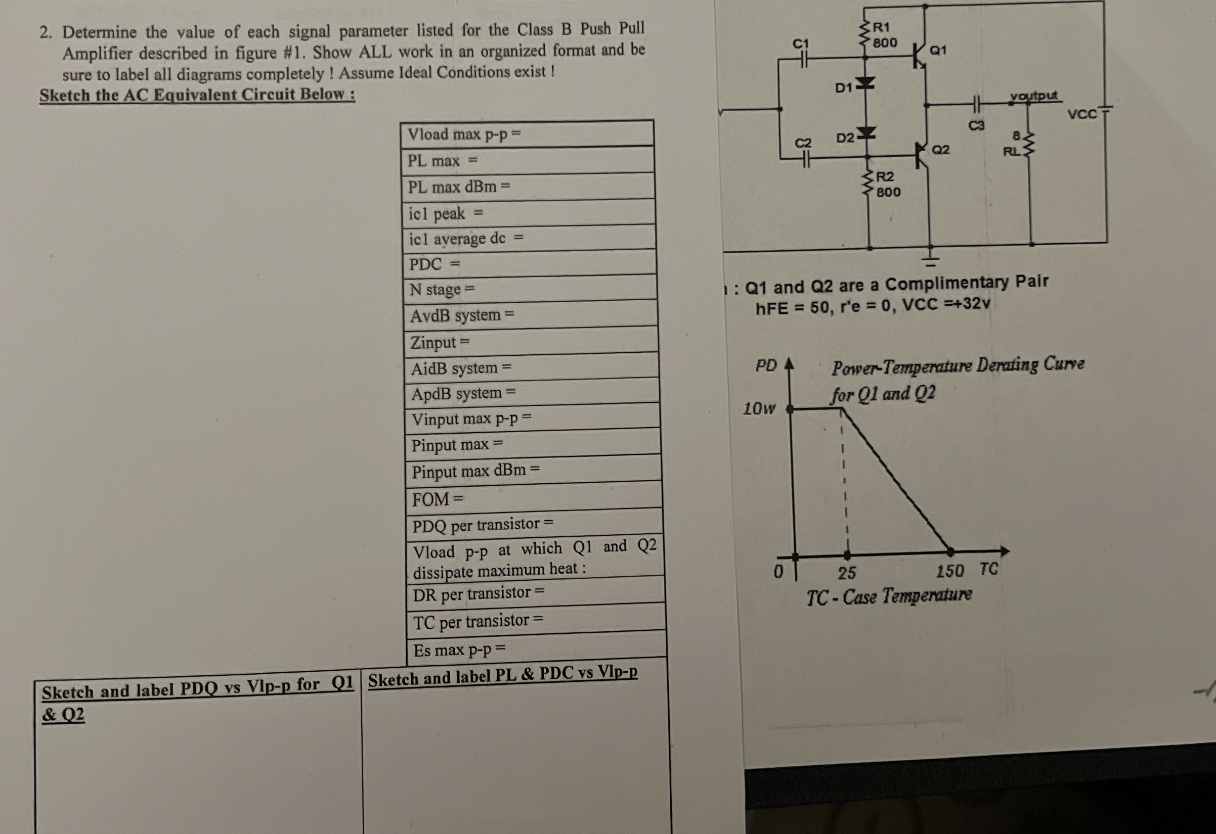 Solved by an EXPERT Determine the value of each signal parameter listed | Chegg.com