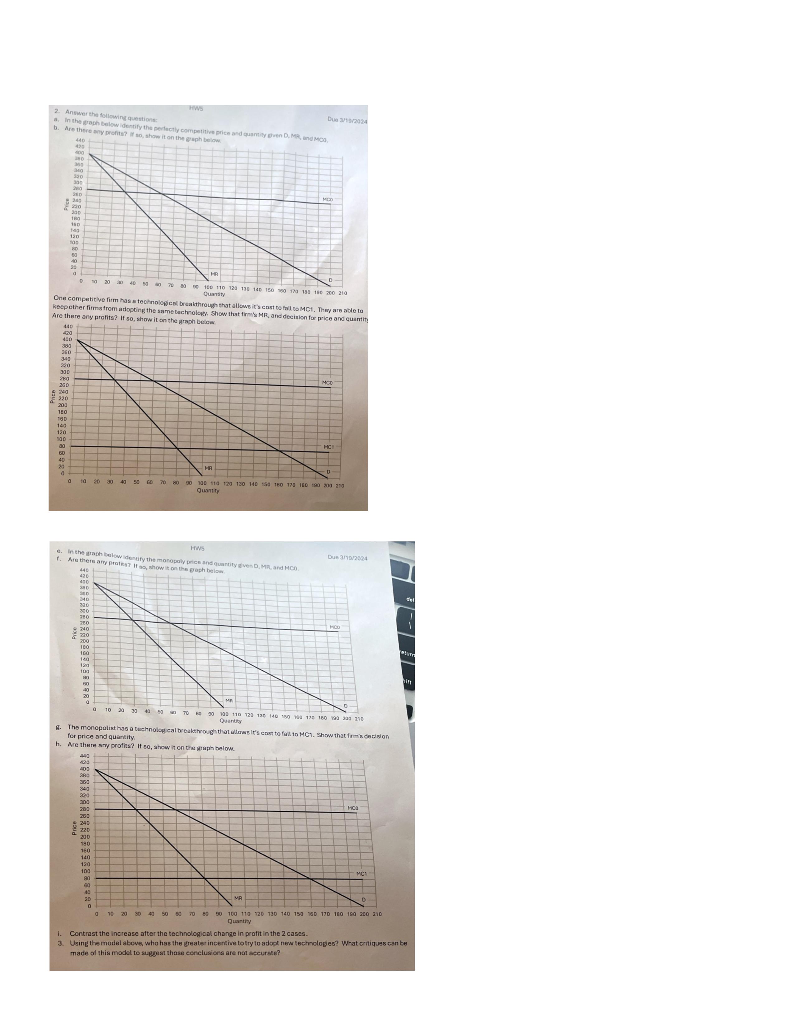 Solved Using the model above, who has the greater incentive | Chegg.com