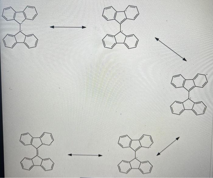 Solved Five resonance structures of dication 2 are shown in | Chegg.com