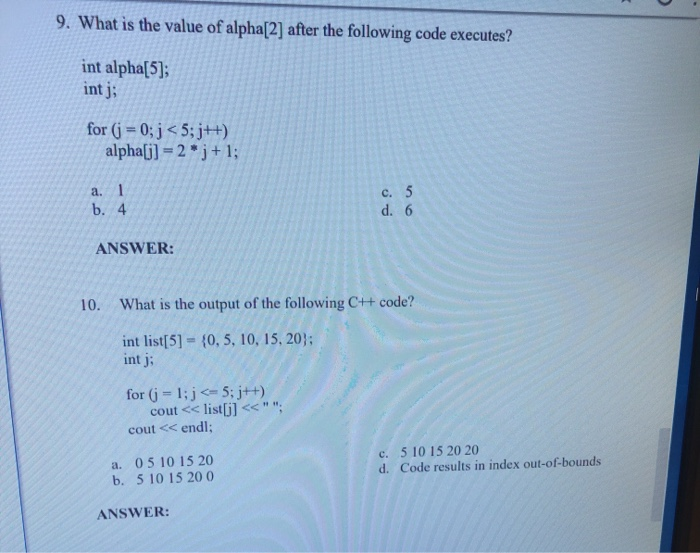 Solved 9 What Is The Value Of Alpha[2] After The Following