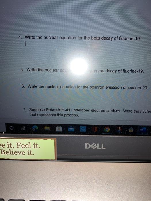 Solved 2 for the atomic ni and A for the mass number to | Chegg.com