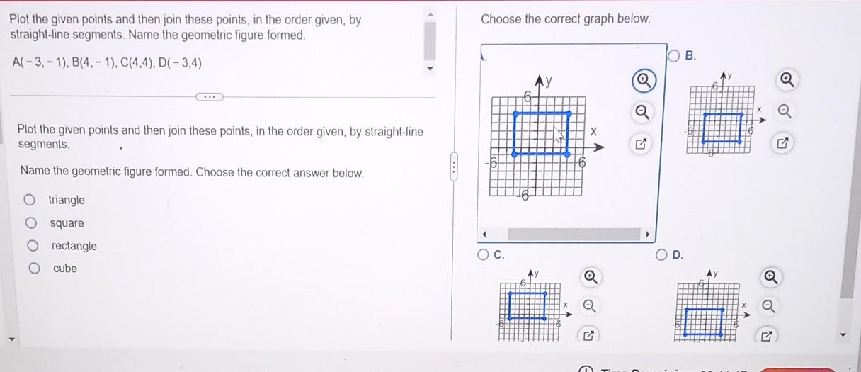 Solved Plot the given points and then join these points, in | Chegg.com