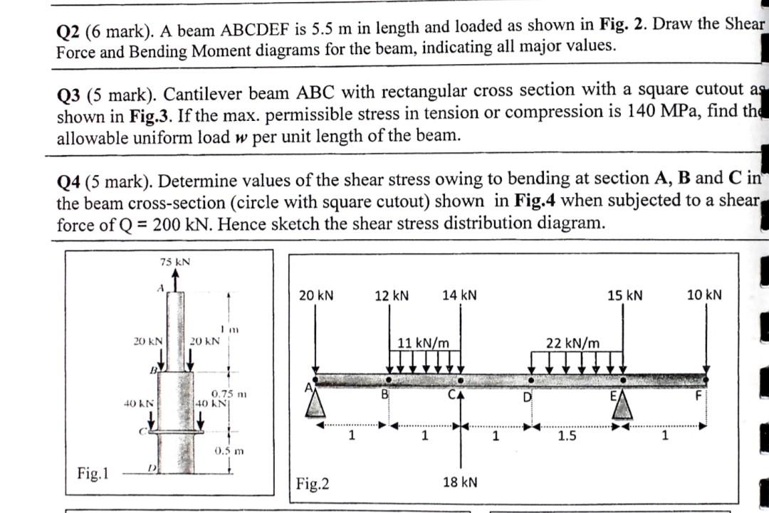 Solved solve question number "2" only with a neat sketch for | Chegg.com