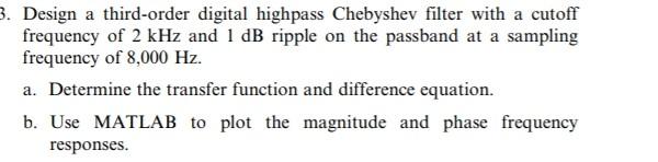 Given the following first-order IIR filter, 1.2341 | Chegg.com