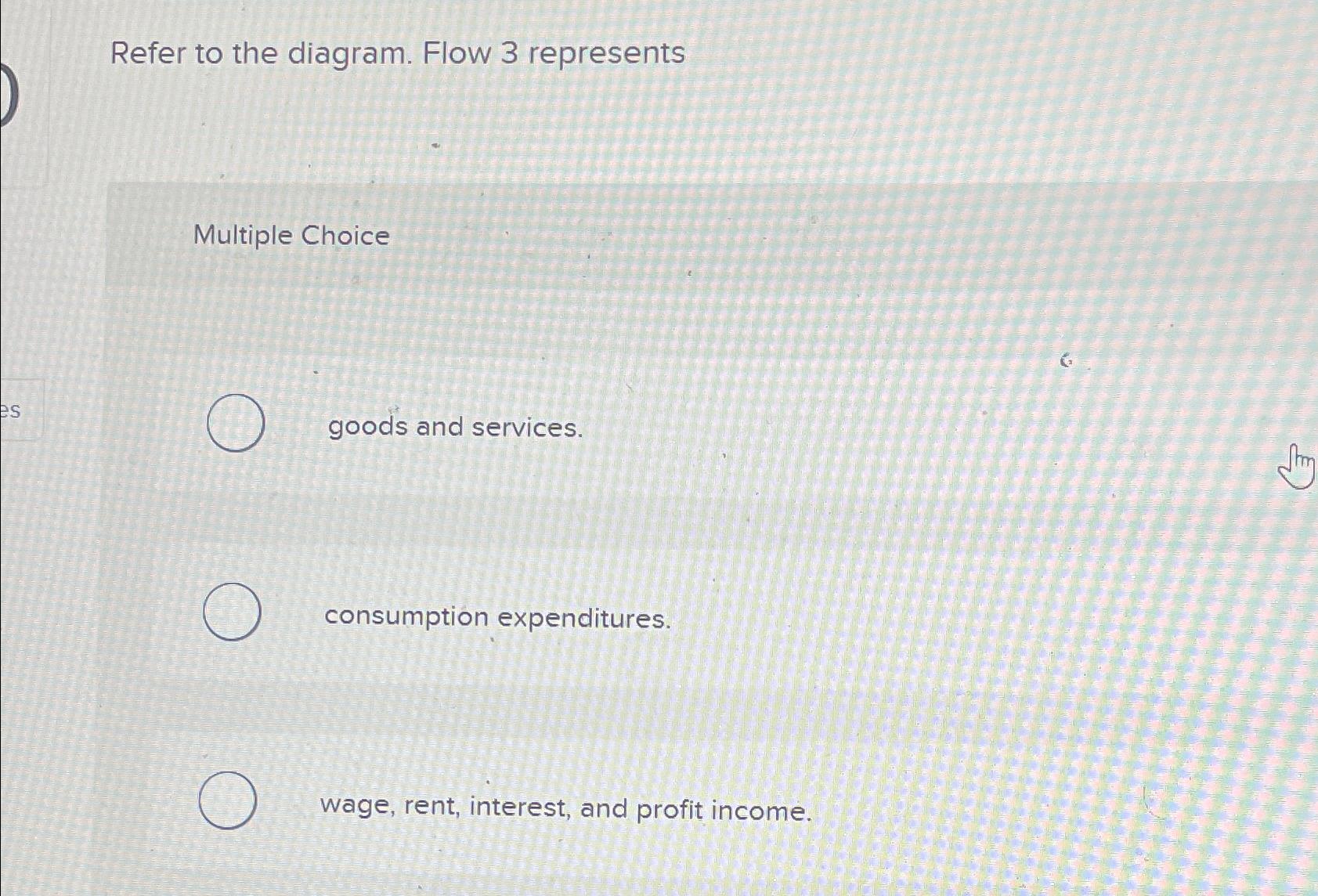 Solved Refer to the diagram. Flow 3 ﻿representsMultiple | Chegg.com