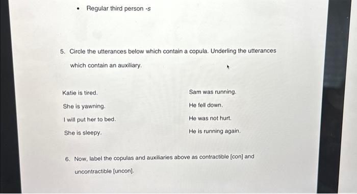 Solved 1. Define obligatory context. 2. Write a sentence | Chegg.com