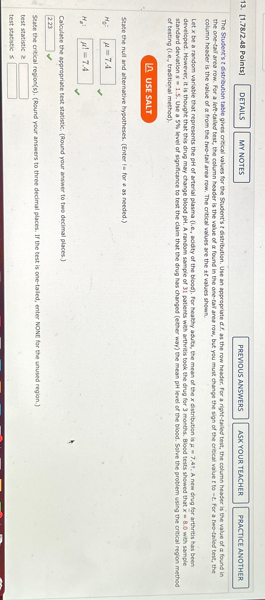 Solved Points] ﻿column header is the value of α ﻿from the | Chegg.com