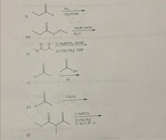 Solved 1) (Sia)2BH:THF 2) H2O2,NaOH1) Sn∘,HCl 2) NaNO2,HCl | Chegg.com