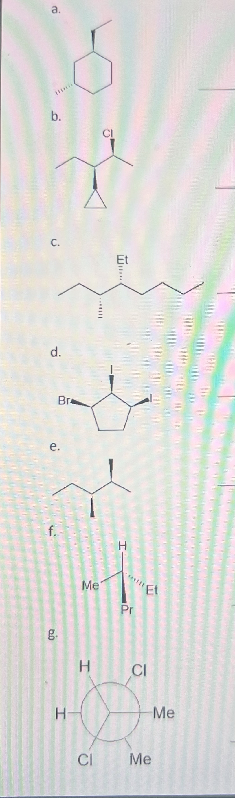 Solved Name these structures using the systemic naming that | Chegg.com