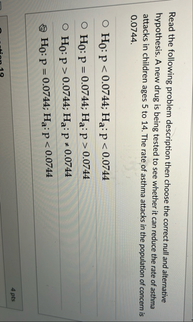 Solved Read the following problem description then choose | Chegg.com