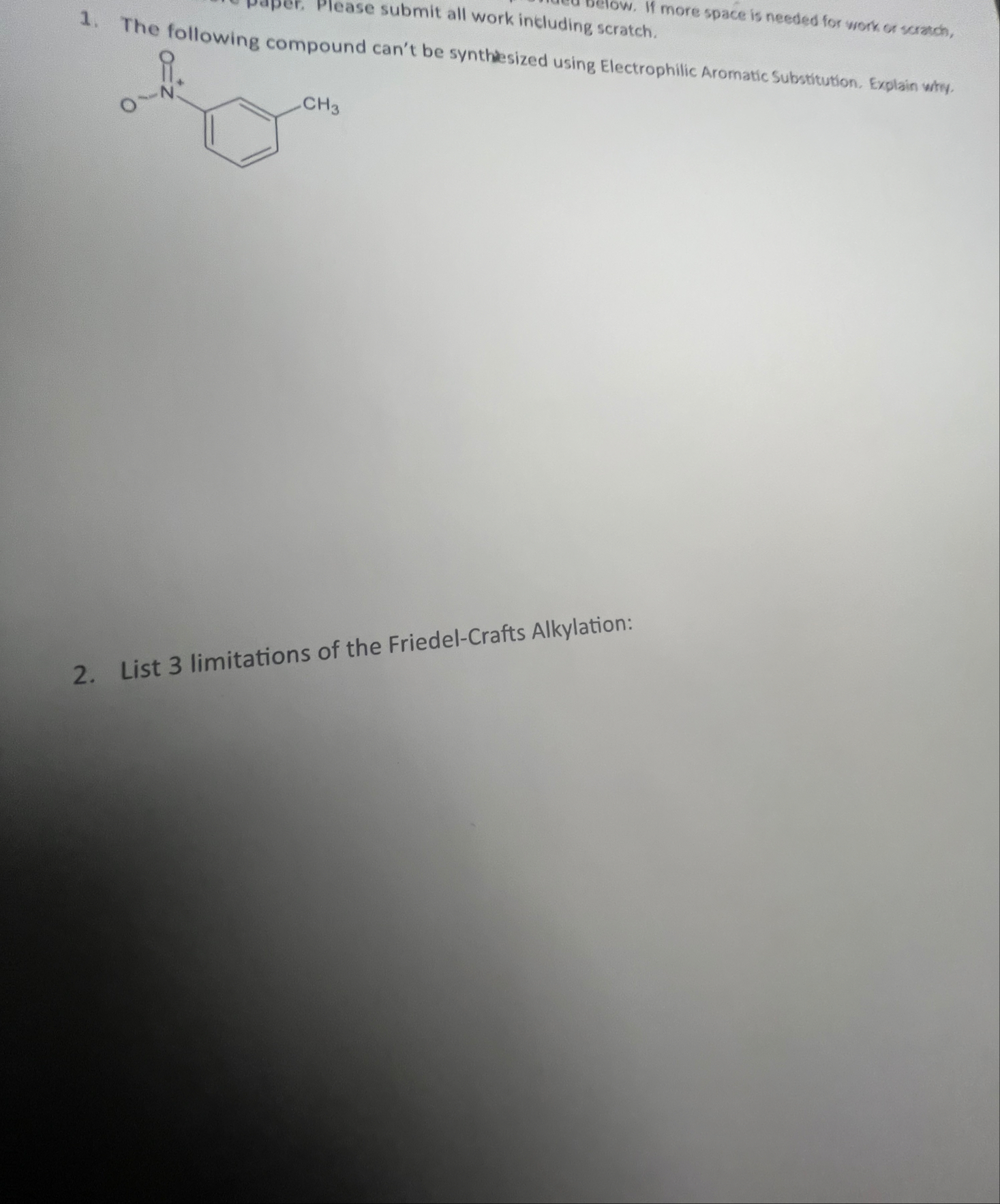 Please submit all work including scratch.If more | Chegg.com