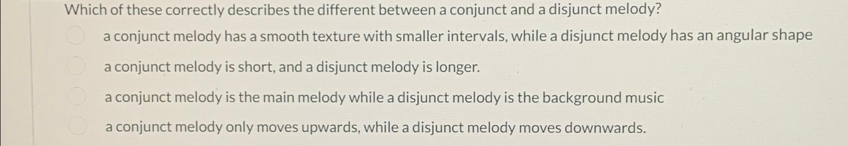Solved Which of these correctly describes the different | Chegg.com