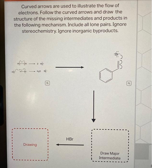 Solved Curved arrows are used to illustrate the flow of | Chegg.com