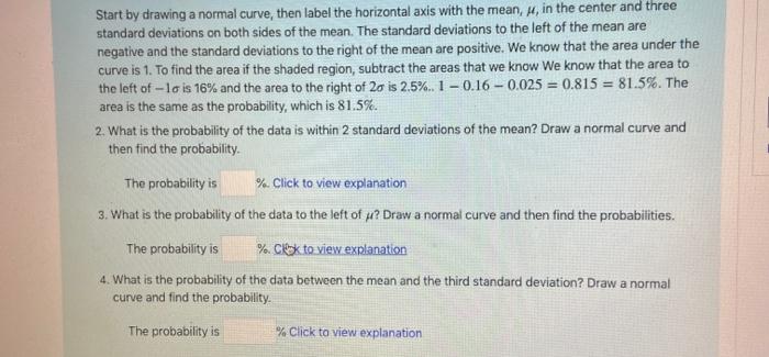 Solved Empirical Rule: Examples Based on the Empirical Rule, | Chegg.com