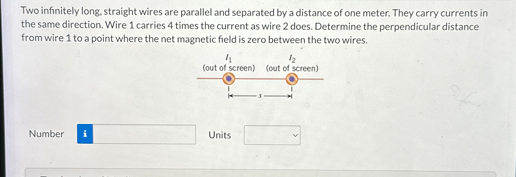 Solved Two infinitely long, straight wires are parallel and | Chegg.com