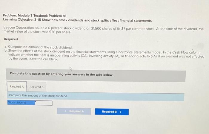 Solved Problem: Module 3 Textbook Problem 18 Learning | Chegg.com