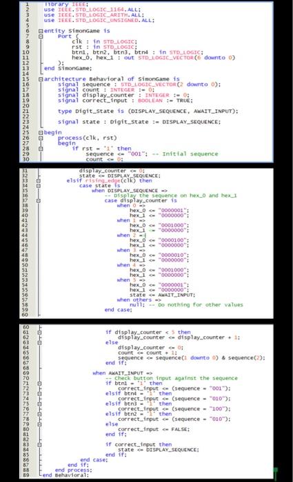 Solved create a if statement that will display an led (like | Chegg.com