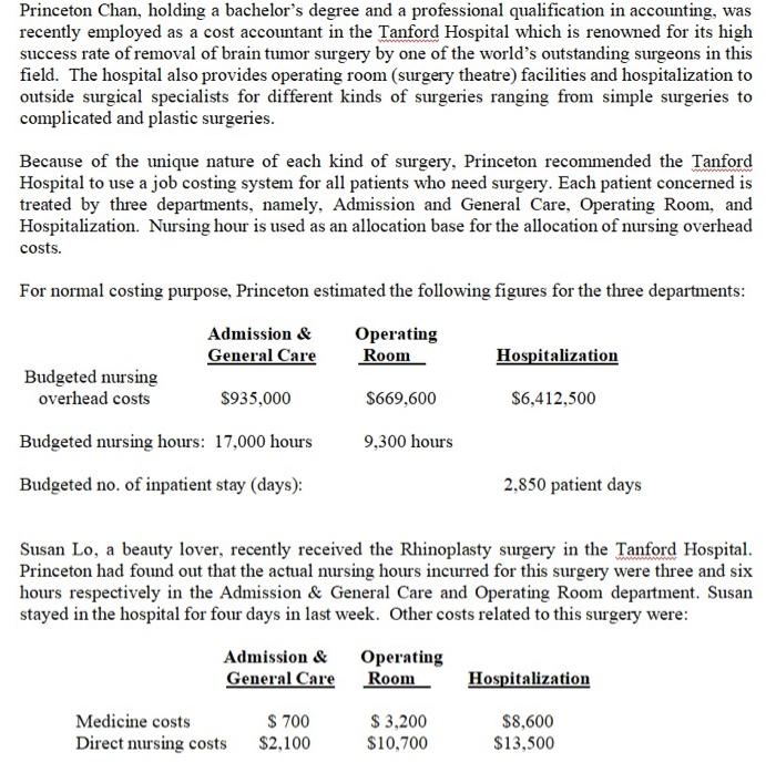 Solved Princeton Chan, holding a bachelor's degree and a | Chegg.com