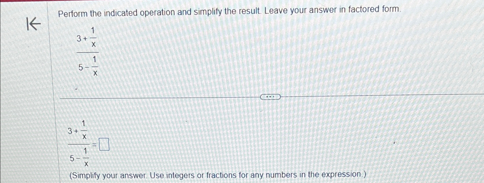 Solved Perform the indicated operation and simplify the | Chegg.com