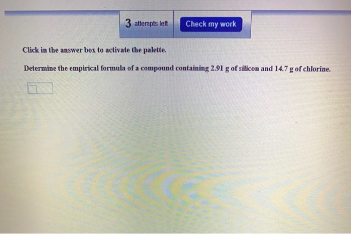 Solved 3 attempts left Check my work Click in the answer box | Chegg.com