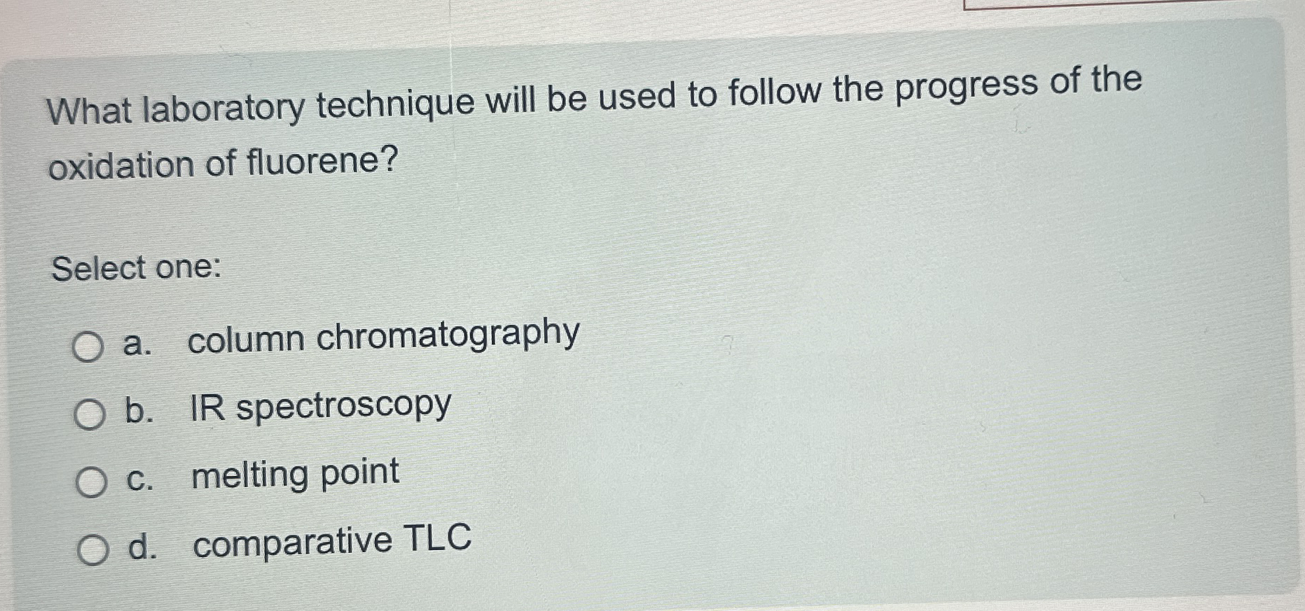 Solved What laboratory technique will be used to follow the | Chegg.com